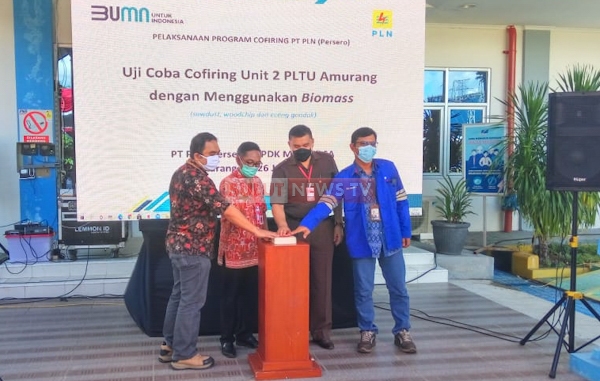 PLTU Unit II Amurang Uji Coba Bahan Bakar Biomasa