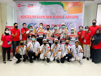 Mengasah Skill Mekanik dan Service Advisor, DAW Gelar Honda Regional ...