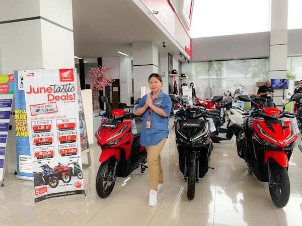 Promo Bulan Juni 2024, Setiap Pembelian Motor Honda, DAW Beri Cashback ...