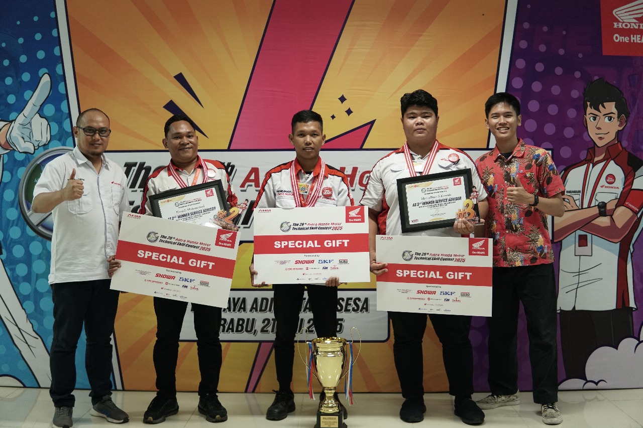 Uji Kompetensi Mekanik dan Service Advisor AHASS, DAW Gelar Honda ...